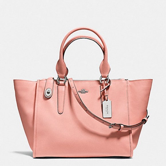 Coach | Bags | Coach Crosby Carryall In Bubblegum Pink Crossgrain ...